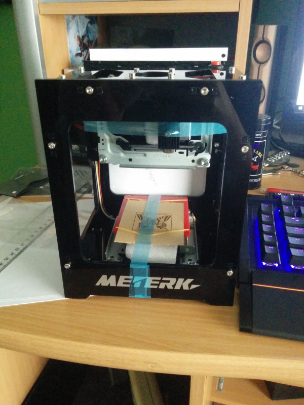 Meterk DK-BL 1500mW Mini DIY Laser Engraving Machine Wireless Bluetooth ...